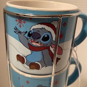Disney | Dining | Disney Stacked Stitch Mugs From Movie Lilo And Stitch ...